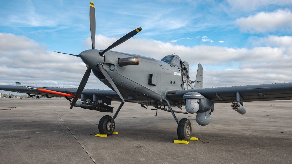 OA-1K Light Attack Special Ops Aircraft Officially Named Skyraider II