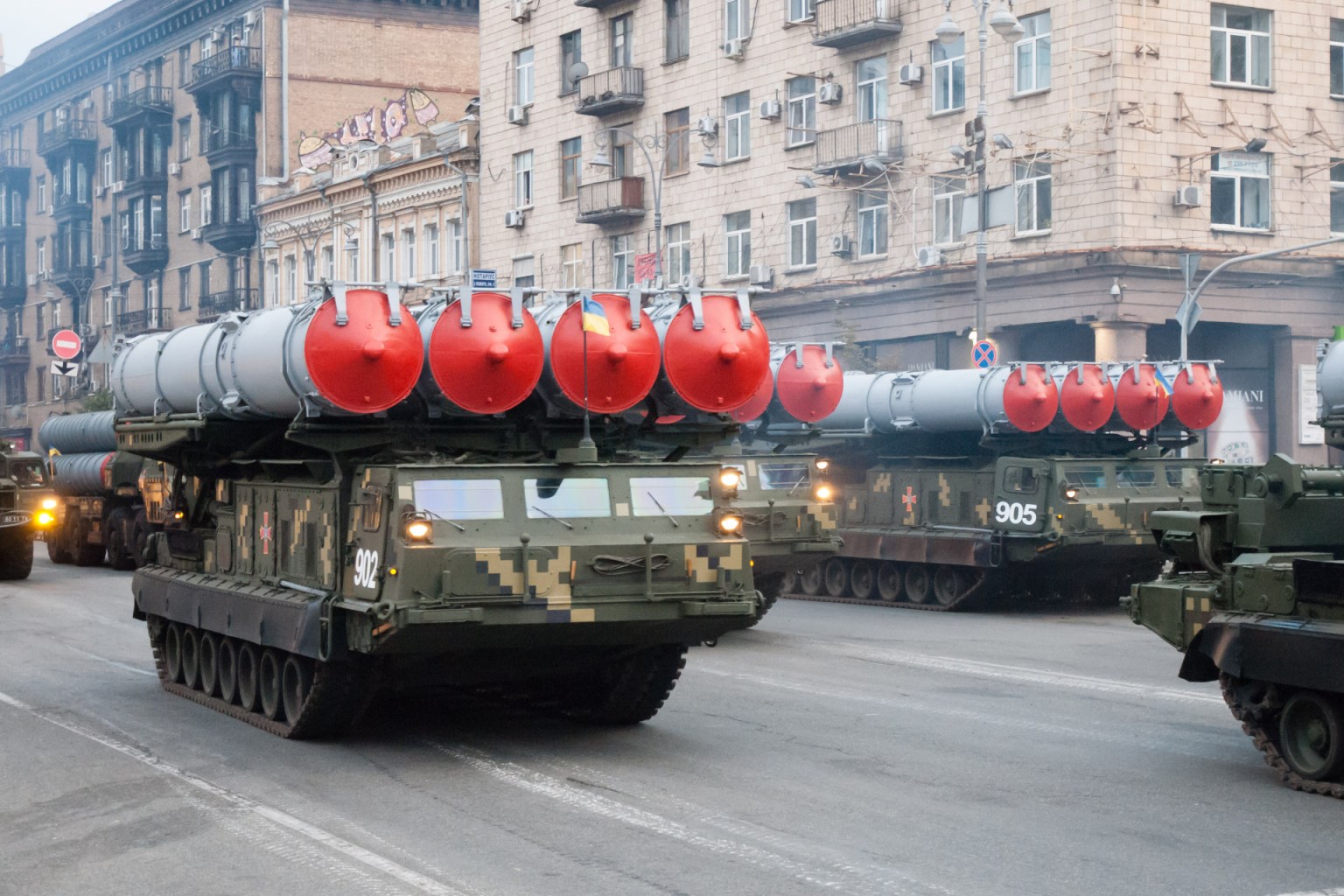 Rare Look At S-300V1 Surface-To-Air Missile Systems In Action In Ukraine