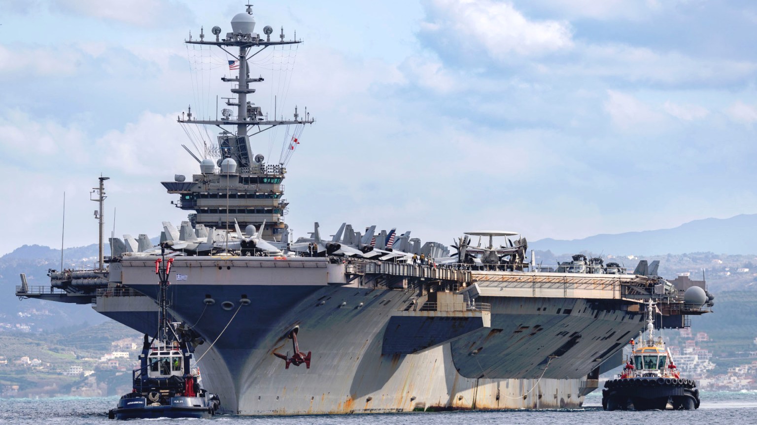 Aircraft Carrier USS Harry S. Truman Back At Sea After Collision Repairs
