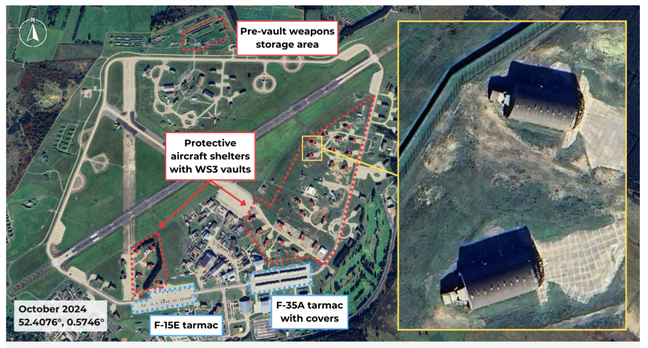 USAF Air Base In England Is Nuclear Capable Again: Watchdog Report