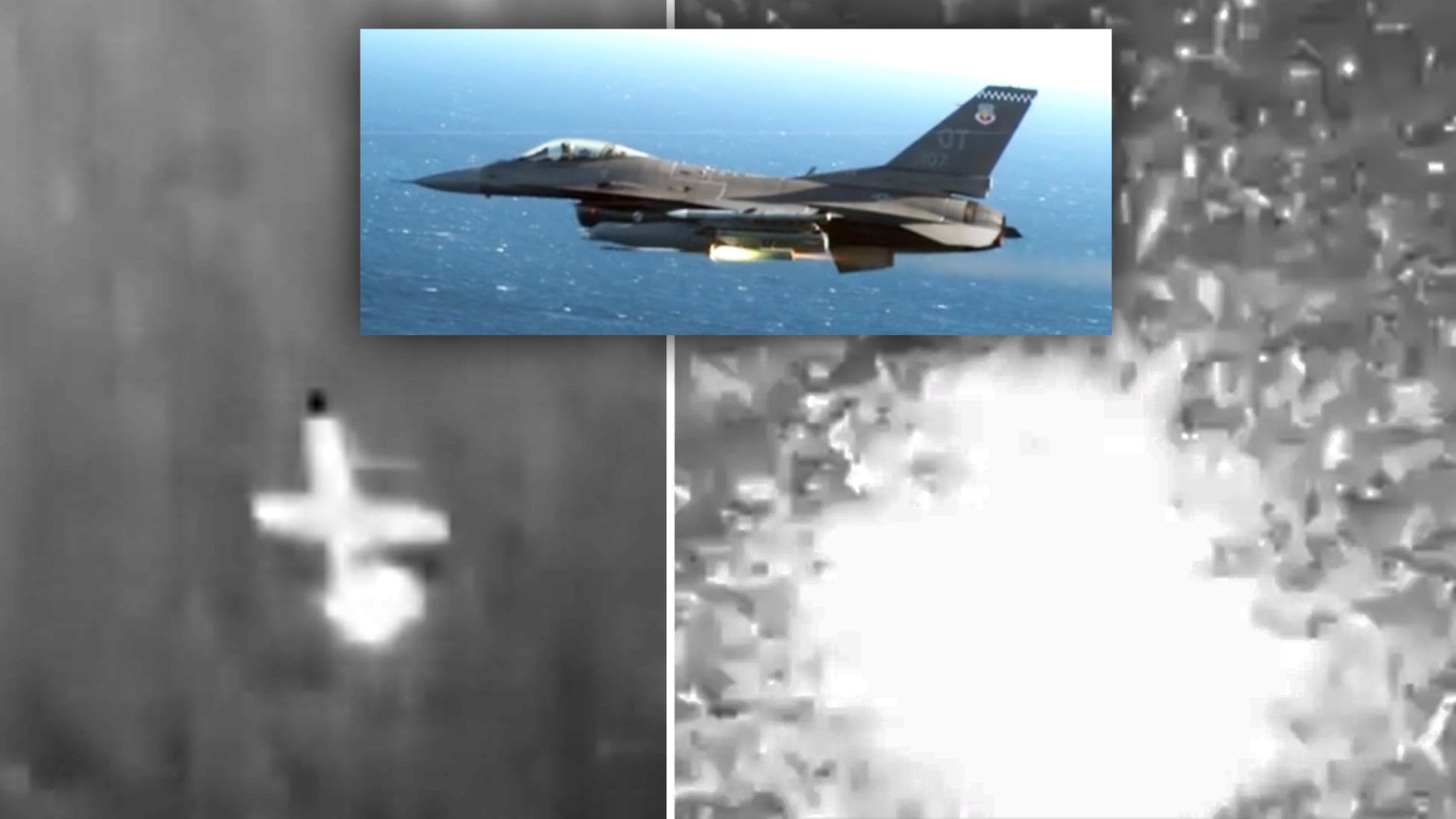 Laser-Guided Rockets Shown Shooting Down Houthi Drones For First Time