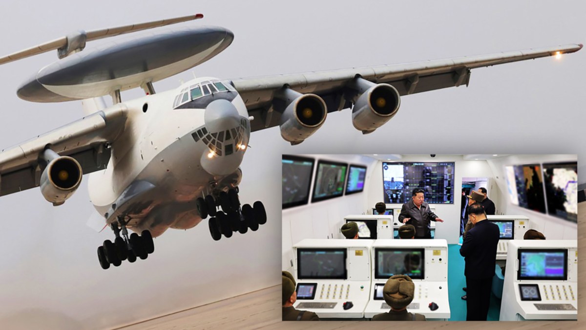 First North Korean Airborne Early Warning Jet Flies, Kim Shows Off Interior