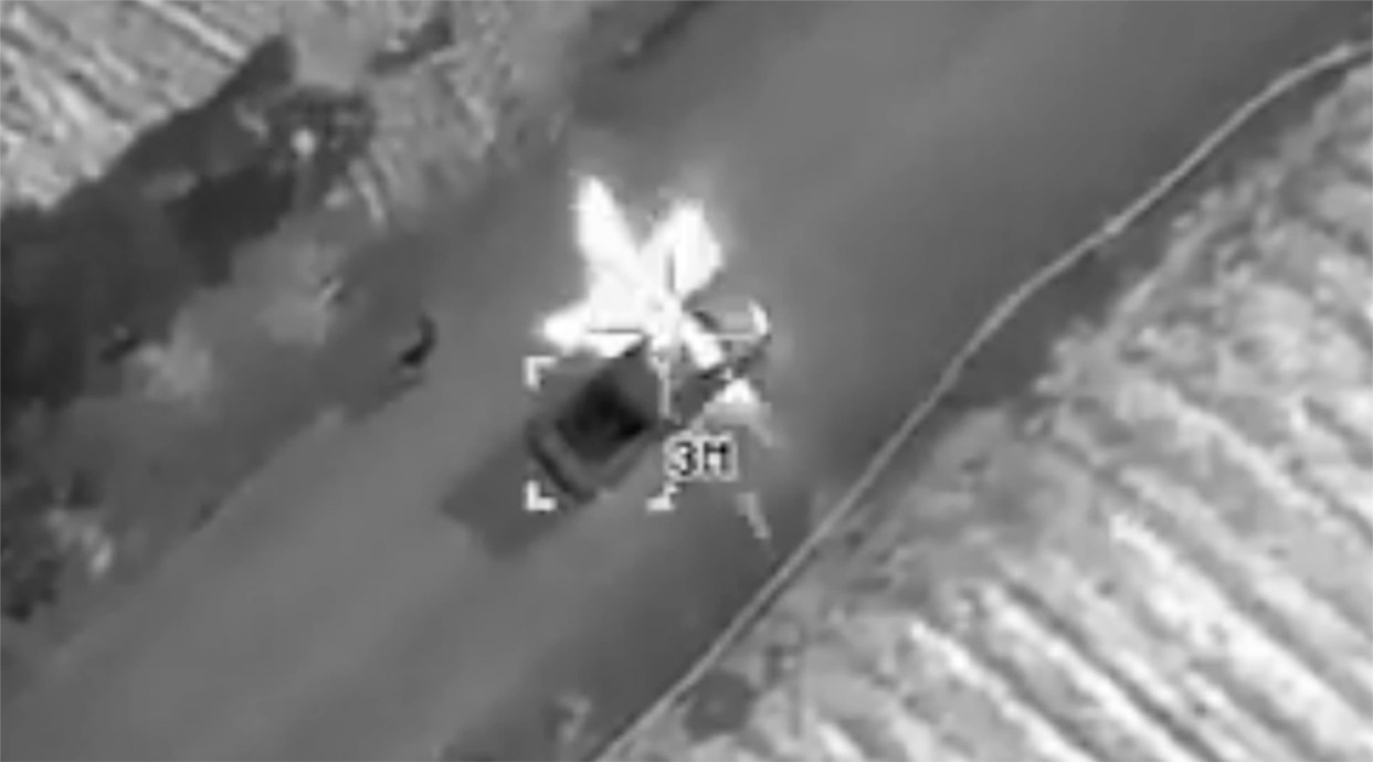 Bladed 'Ginsu' Hellfire Missile Seen In Action For First Time