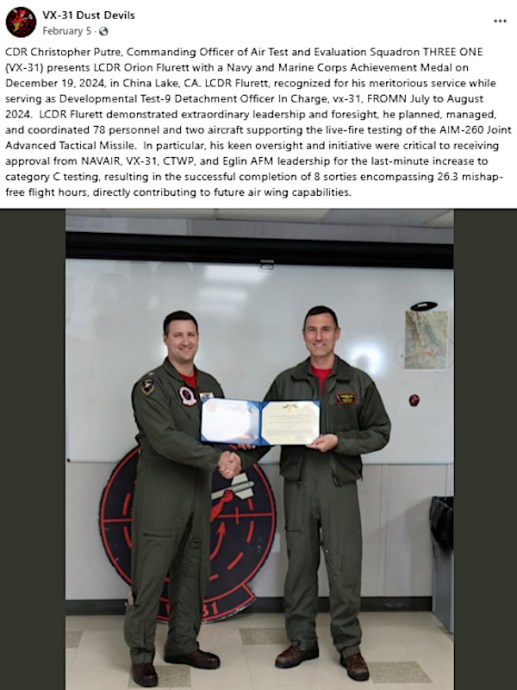 Secretive AIM-260 Air-To-Air Missile Live-Fire Testing Surged Last Year ...