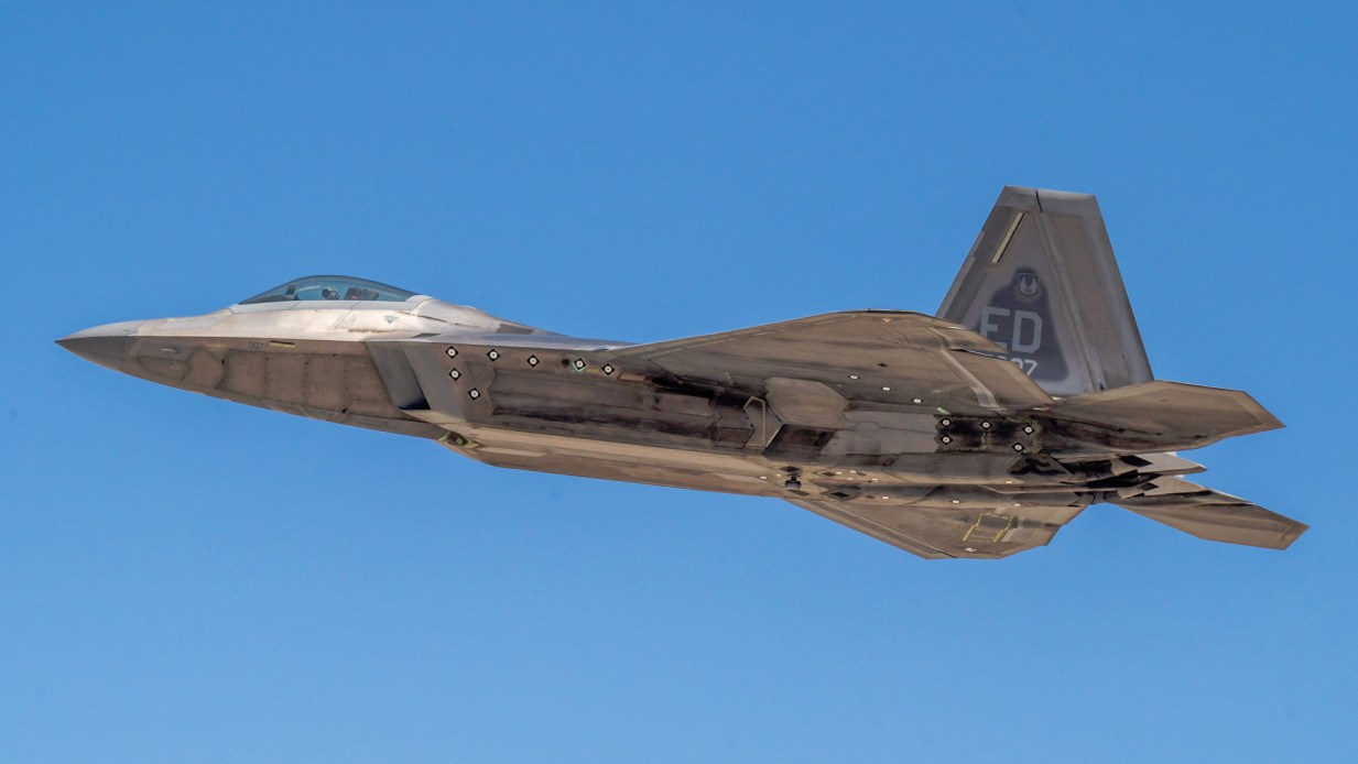 F-22 Raptors Completed Six Test Flights For New Sensor Upgrades