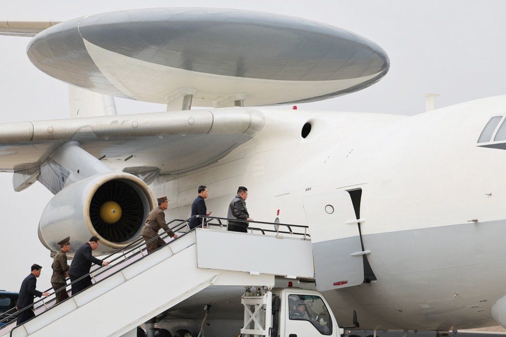 First North Korean Airborne Early Warning Jet Flies, Kim Shows Off Interior