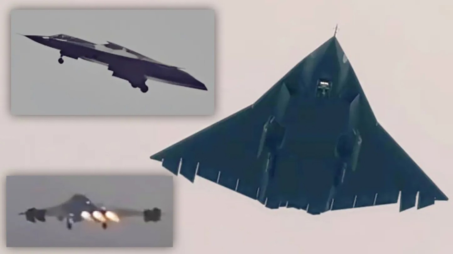 China's 'J-50' Tailless Stealth Fighter Seen In New Imagery