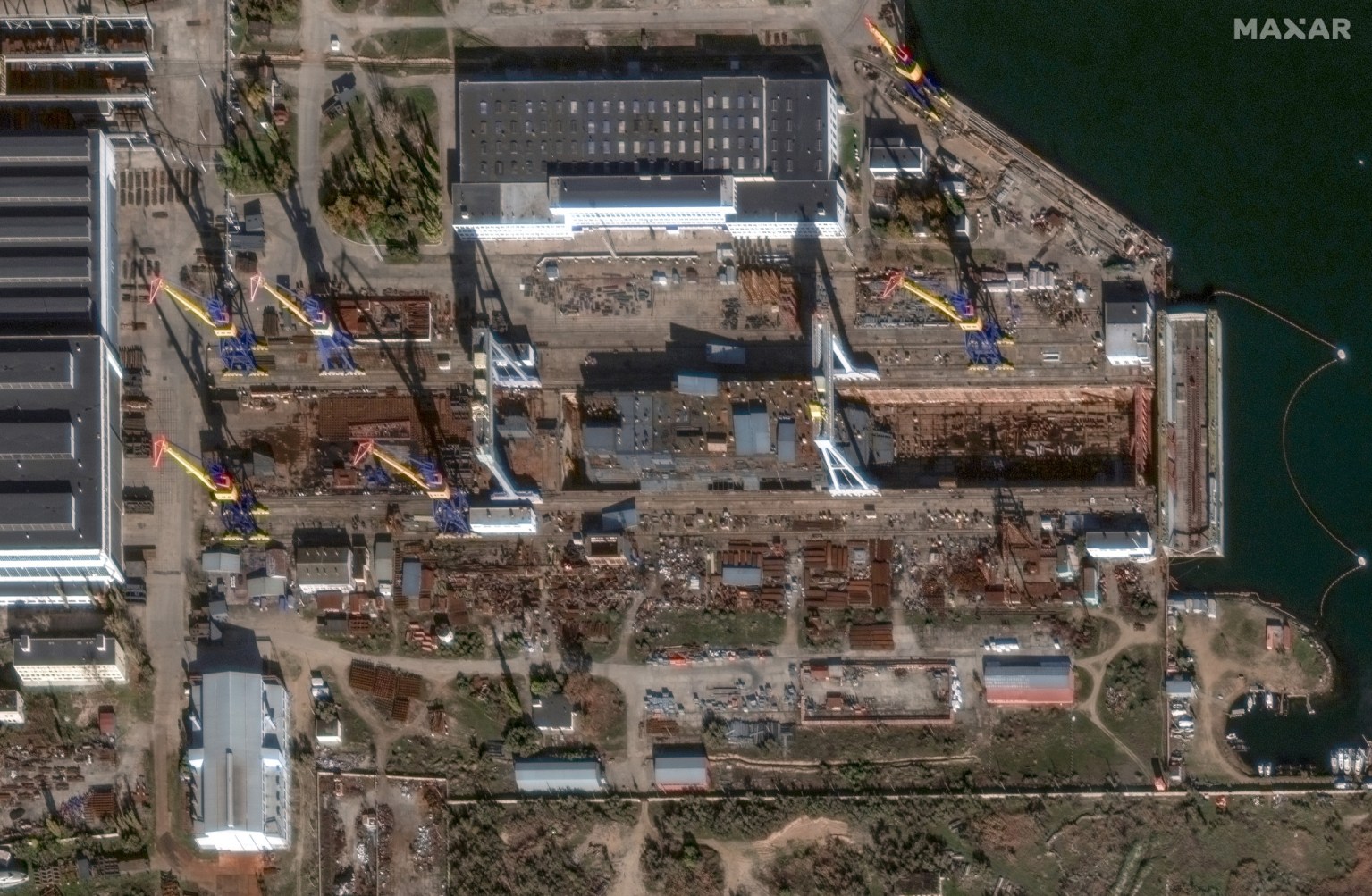 Russia's New Helicopter Carrier Is Taking Shape In Crimea