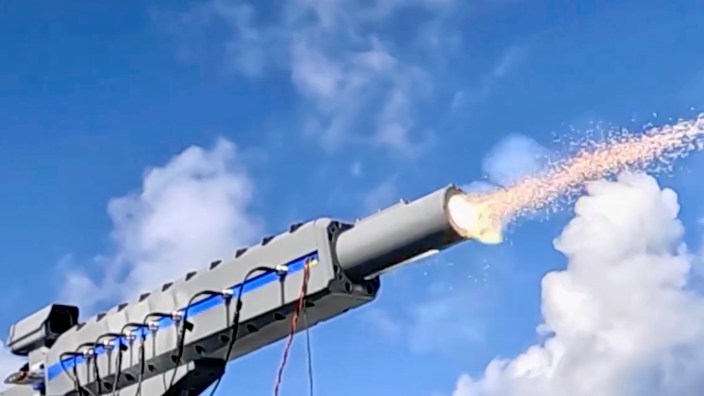 Railgun Damage To Japanese Target Ship Seen For The First Time