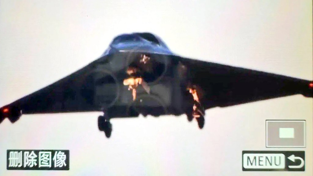 China's J-36 Very Heavy Stealth Tactical Jet Photographed Head-On For ...