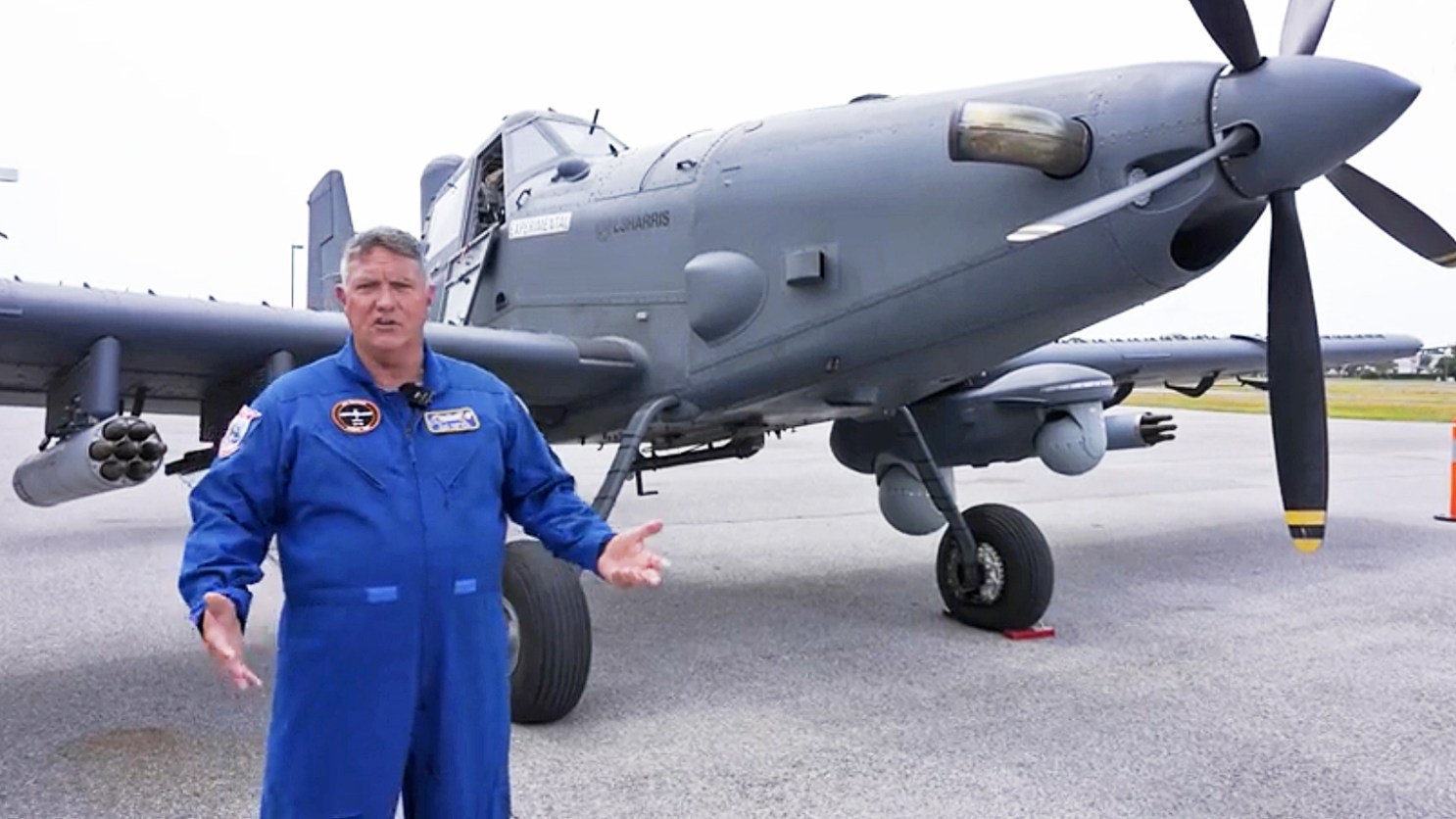 OA-1K Skyraider II Walk-Around Tour With Its Test Pilot