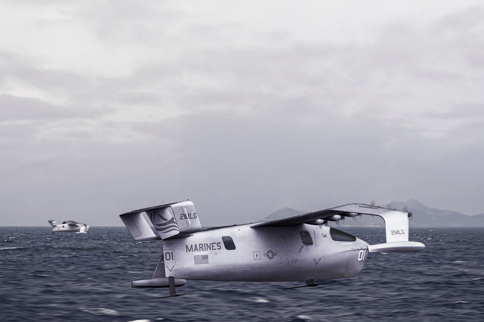 Seaglider Aims To Deliver Small Groups Of Marines Low Over The Waves