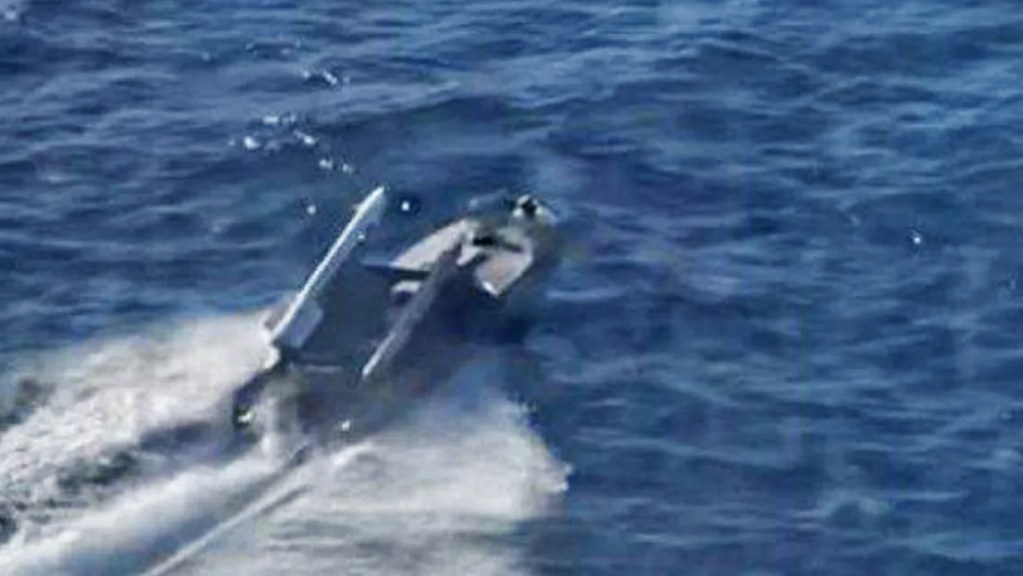 Our Best Look Yet At Ukraine's AIM-9 Sidewinder-Toting Magura-7 Drone Boat