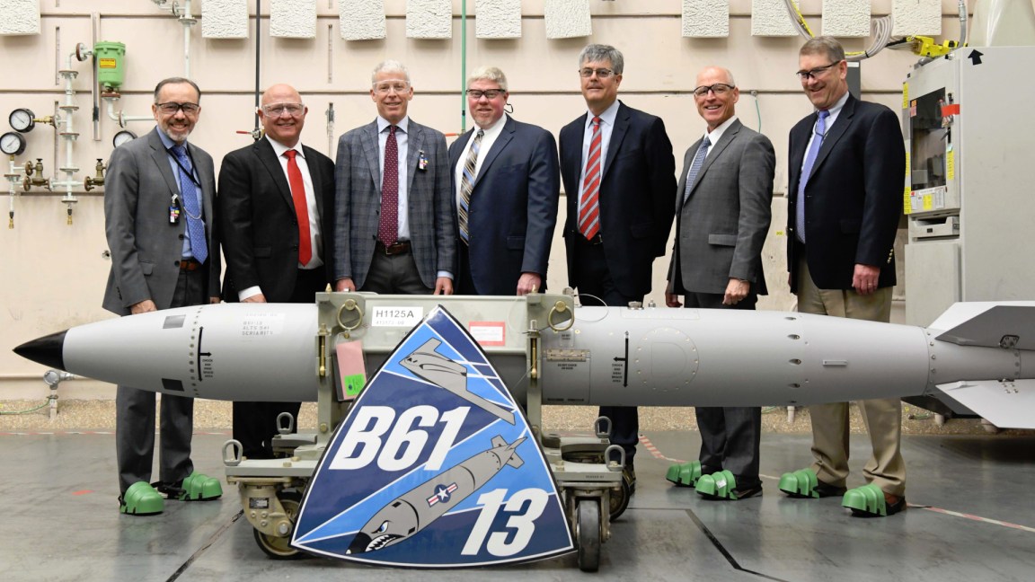 Far More Powerful B61-13 Guided Nuclear Bomb Variant Joins U.S. Stockpile
