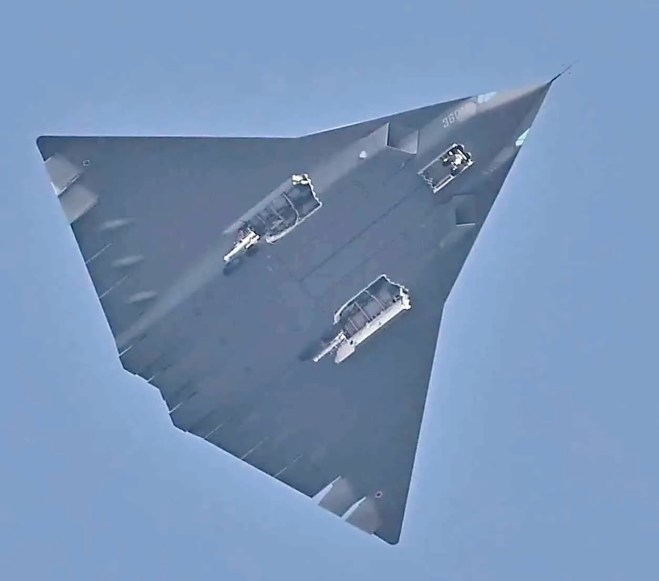 This Could Be Our Best View Yet Of China's J-36 Very Heavy Stealth ...