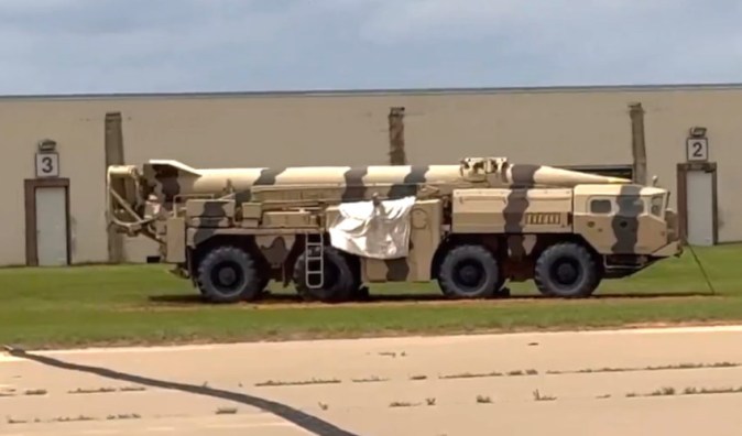 Mysterious Shipping Container Rocket Launcher Spotted At Trump's Visit ...