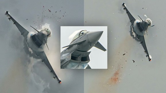 Eurofighter Typhoon Canopy-Shattering Bird Strike Captured In Amazing ...