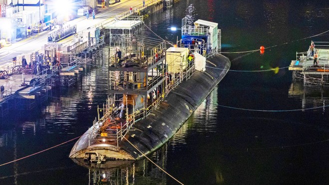 Damaged Submarine USS Connecticut Appears In San Diego After Secret ...