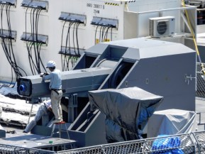 Railgun Installed On Japanese Warship Seen In New Photos