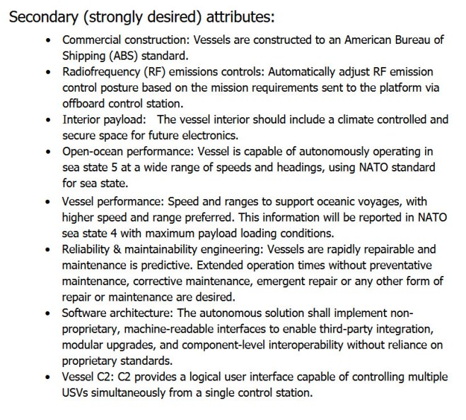 Navy Unmasks Its Vision For Fleet Of Uncrewed Modular Surface Attack Craft