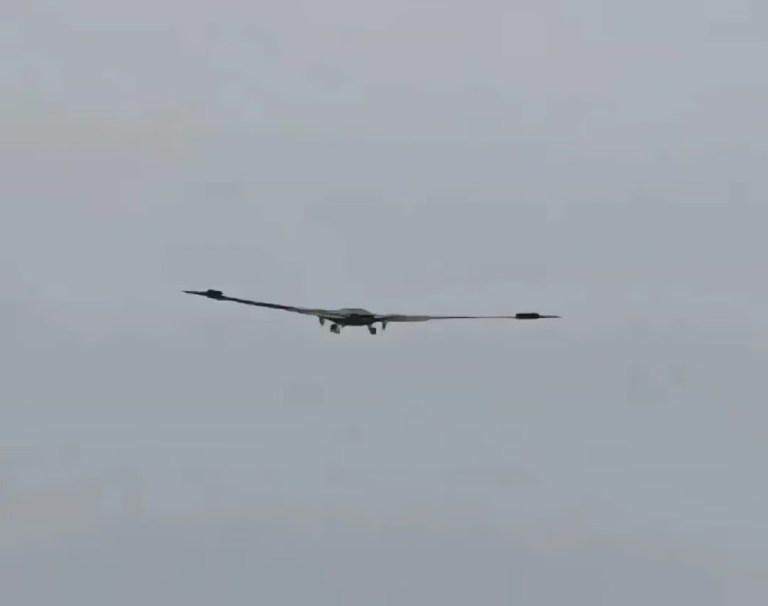 Large Stealth Flying Wing Aircraft Photographed Over China