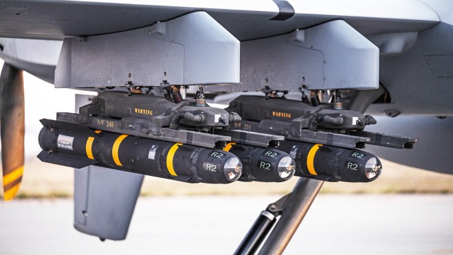 Secretive Bladed AGM-114R9X Hellfire Missile Looks To Have Reemerged In ...