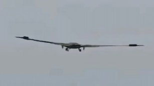 Large Stealth Flying Wing Aircraft Photographed Over China