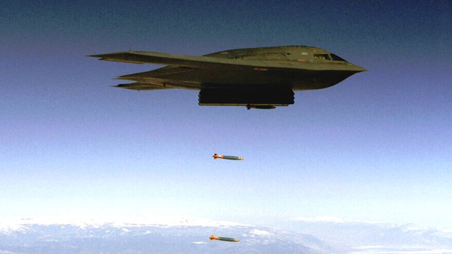 B-2 Bombed A Smiley Face Of Craters Into The Ground Because It Ran Out ...