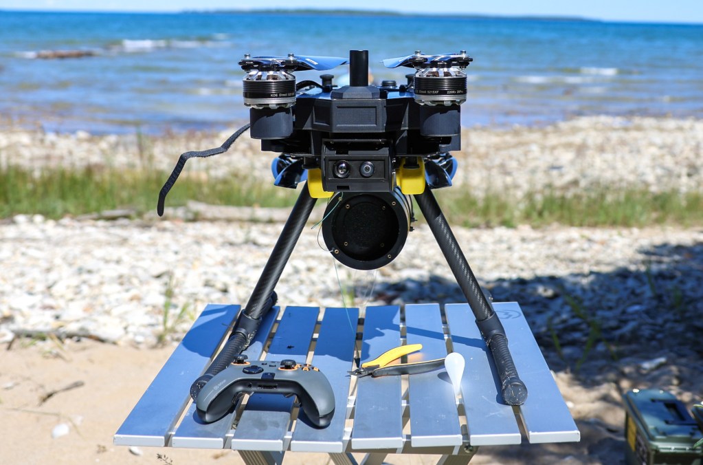 Fiber Optic FPV Drones Featured In Navy Electronic Warfare Exercise