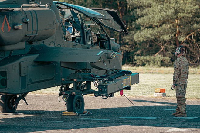 U.S. Army AH-64 Apaches Fire Spike-NLOS Missiles In Europe For The First Time