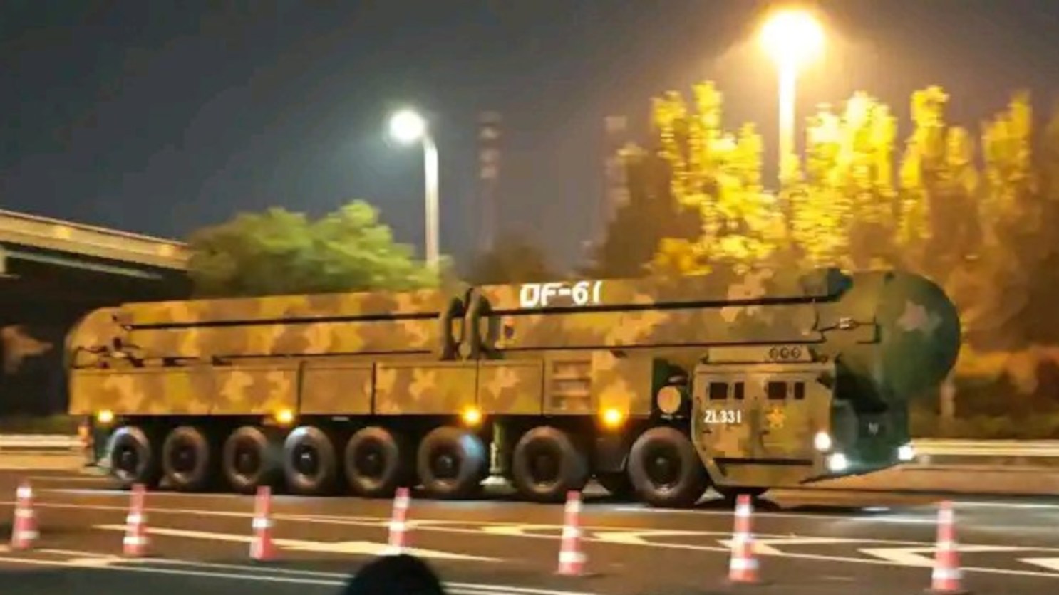 China's New DF-61 Intercontinental Ballistic Missile Breaks Cover