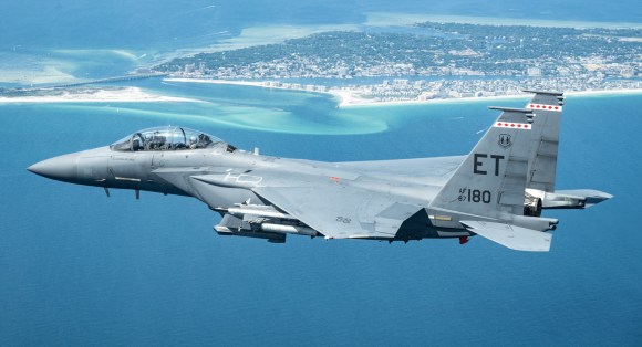 F-15E Strike Eagle Fires Drone Killing Laser-Guided Rockets In New Images