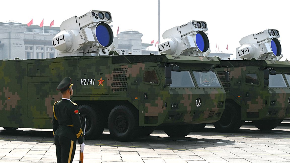 China's Imposing LY-1 High-Power Laser Weapon Unveiled At Huge Military ...