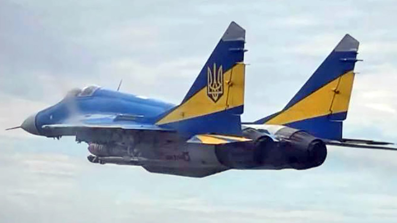 First Look At Ukraine's New Glide Bomb On A MiG-29