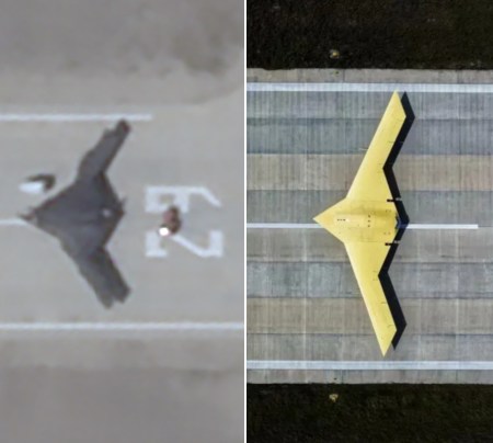 Large Stealth Flying Wing Appears At Chinese Test Base