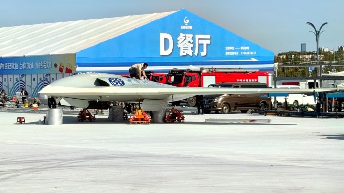 New Chinese Flying Wing Drone Design Emerges