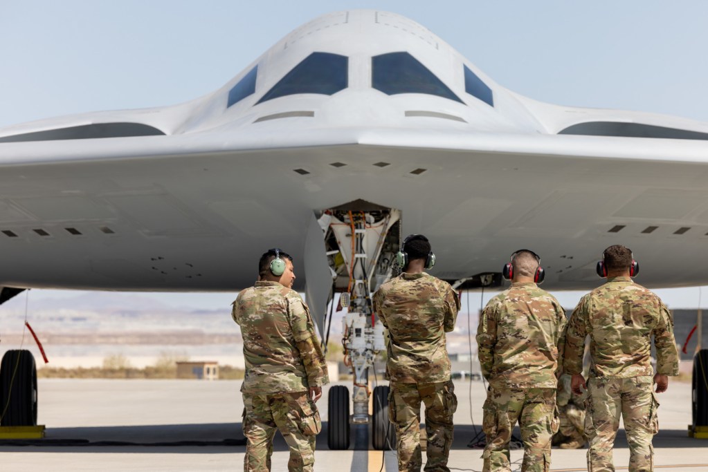 Two B-21 Raider Stealth Bombers Photographed Together For The First Time