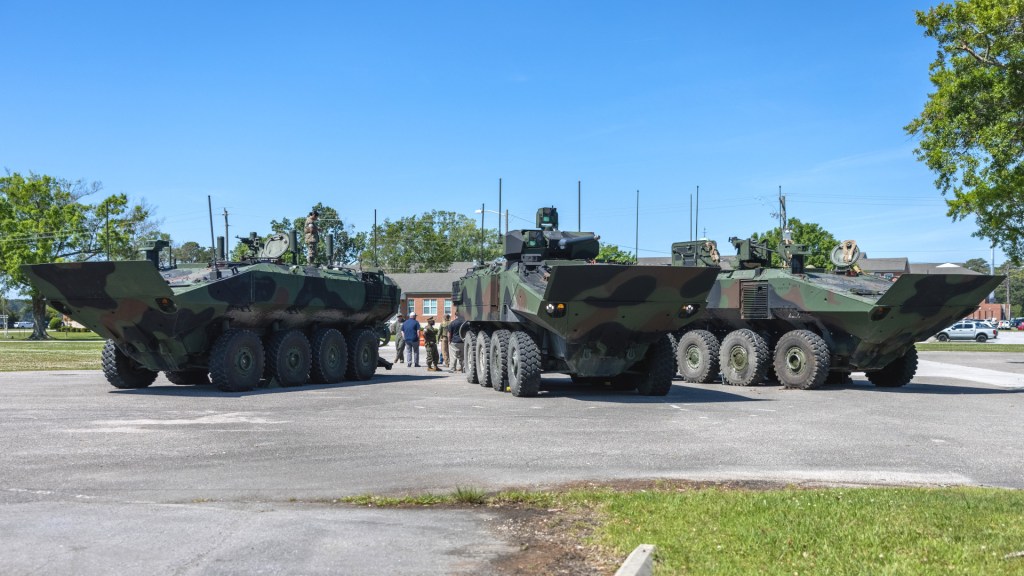 Marine Amphibious Combat Vehicles To Get Missile-Swatting Active ...