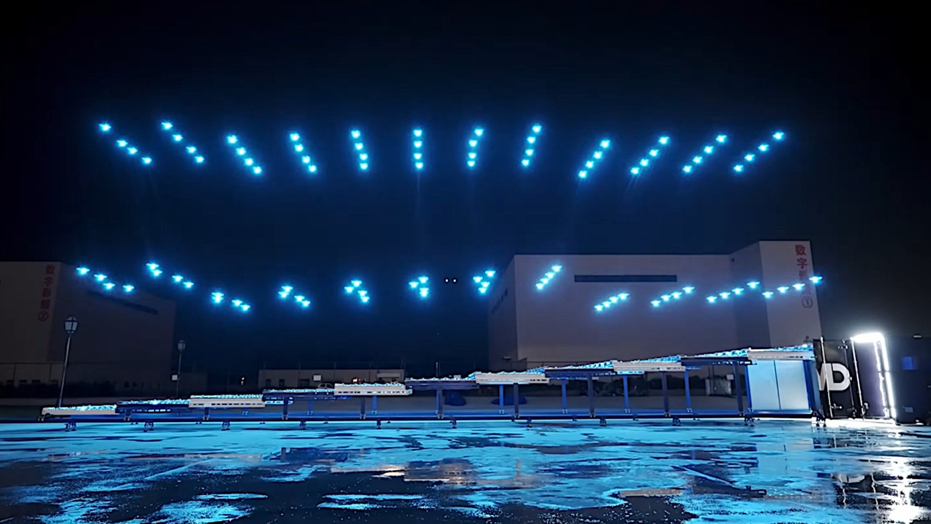 China's New 'Drone Light Show In A Box' Massive Swarm Launcher Speaks ...