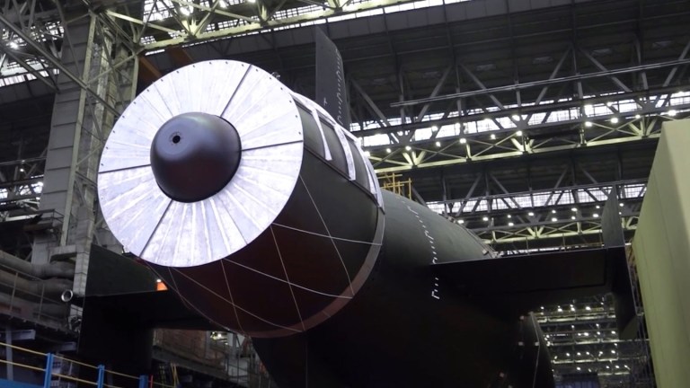 Russia’s New Nuclear Torpedo-Carrying Submarine Has Been Launched