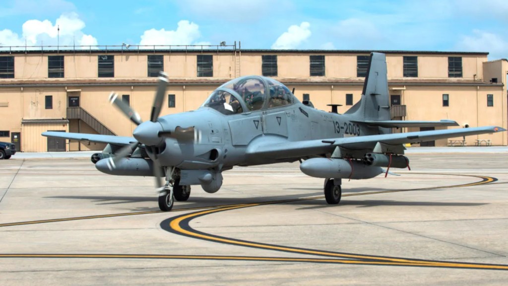 A-29 Super Tucano Light Attack Aircraft Being Pitched As Drone Hunter
