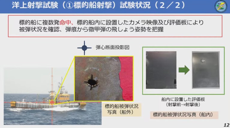 Railgun Damage To Japanese Target Ship Seen For The First Time