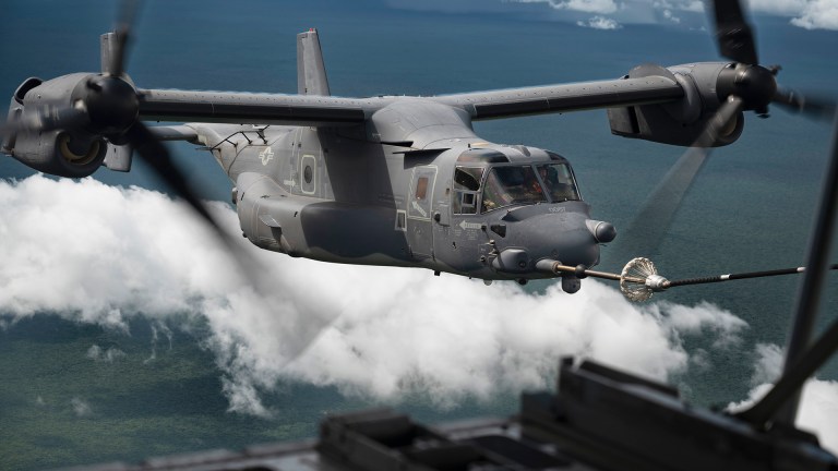 CV-22B Osprey, MC-130J Commando II Special Ops Aircraft Deploy To ...