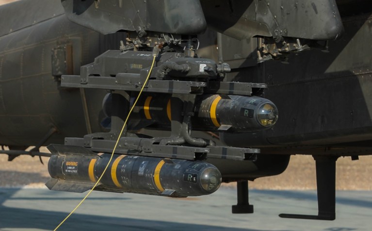 Hellfire Missile Launcher Tucked Inside A Container Rolled Out By Lockheed