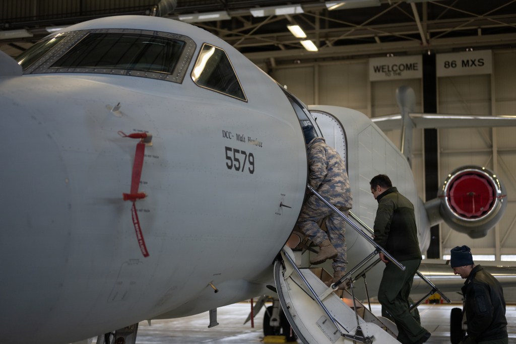 New EA-37B Compass Call Electronic Warfare Jet Makes Maiden Voyage To ...