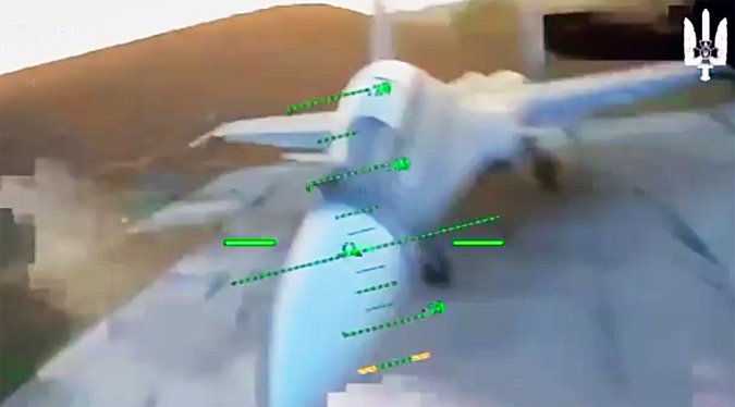 Ukrainian Drone Strikes On Parked Russian Aircraft Seen In “Greatest ...
