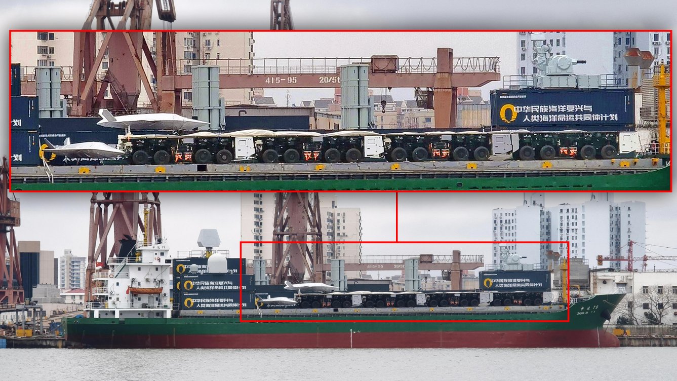 Chinese Cargo Ship Converted To Launch Advanced Combat Drones Emerges ...