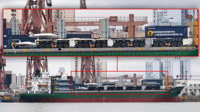 Chinese Cargo Ship Converted To Launch Advanced Combat Drones Emerges ...