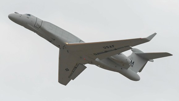 New EA-37B Compass Call Electronic Warfare Jet Makes Maiden Voyage To ...