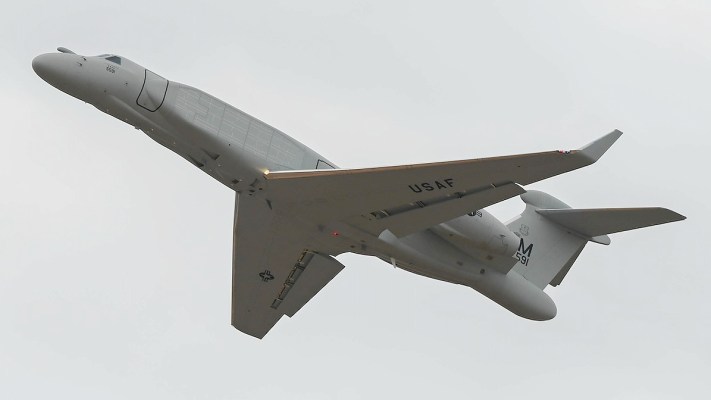 New EA-37B Compass Call Electronic Warfare Jet Makes Maiden Voyage To ...